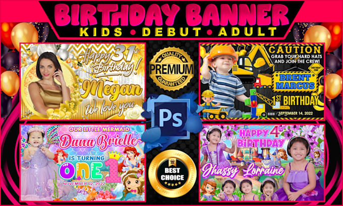 Make creative birthday banner designs by Joycecartagena | Fiverr