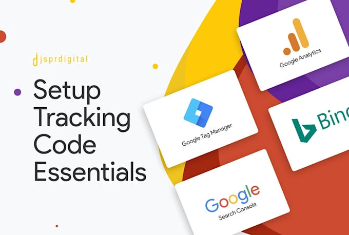 Setup google analytics and tracking codes on your website by ...