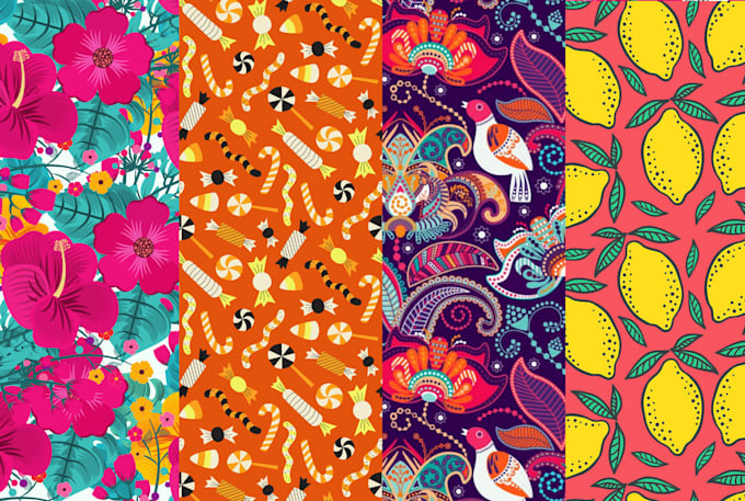 Design 3 seamless patterns in one order by Sikander_motifs | Fiverr