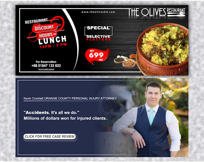 Design pro web banner, slider, flyer, poster, youtube and email banner ...