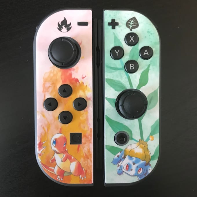 Make custom nintendo switch decals for you by Moon_soup | Fiverr