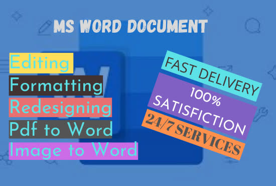 Do format, redesign, edit your document perfectly in 24 hours by Rasel ...
