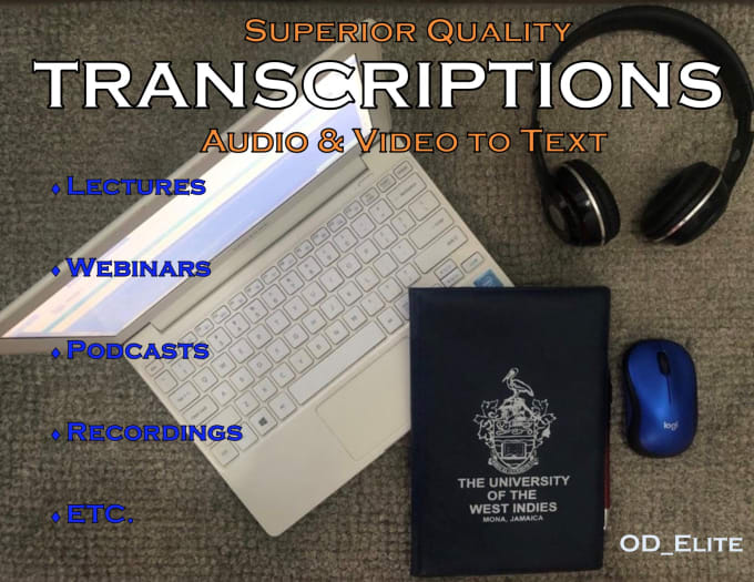Accurately transcribe your audio and video files by Od_elite | Fiverr Accurately transcribe your audio and video files by Od_elite | Fiverr
