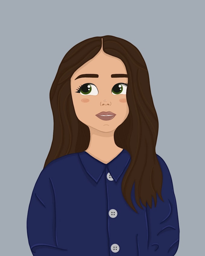 Draw illustrations, portraits in cartoon style for you by Sashachobitok ...