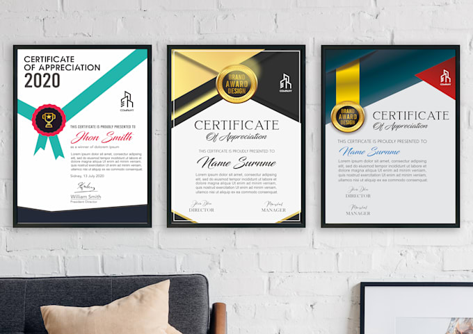 Design diploma certificate professionally by Indraded89 | Fiverr