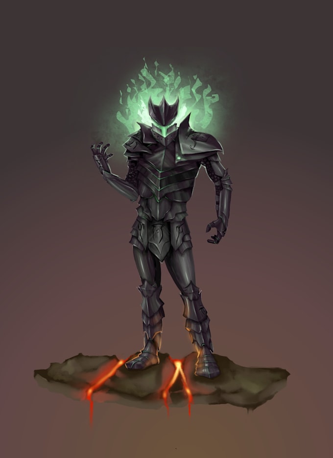 Draw your realistic dnd character art or fantasy character art by ...