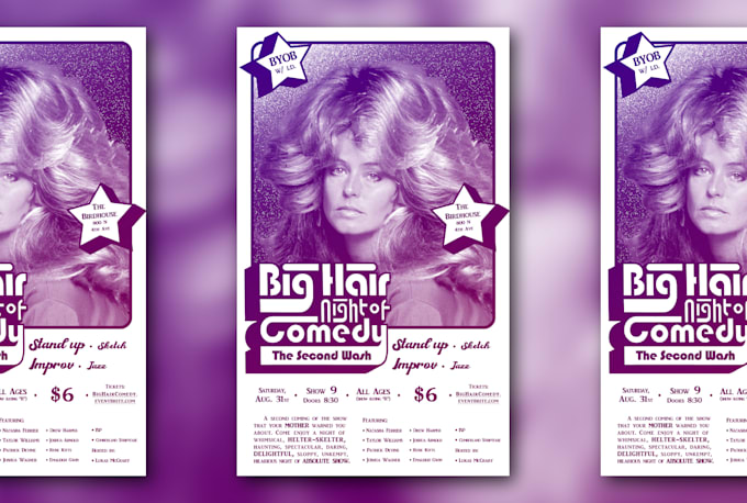 Design a unique, retro poster for any event by Lukasmccrary | Fiverr