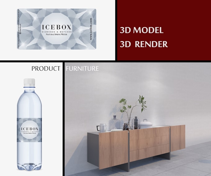 Create 3d model and 3d render of your product by Architect_payel | Fiverr
