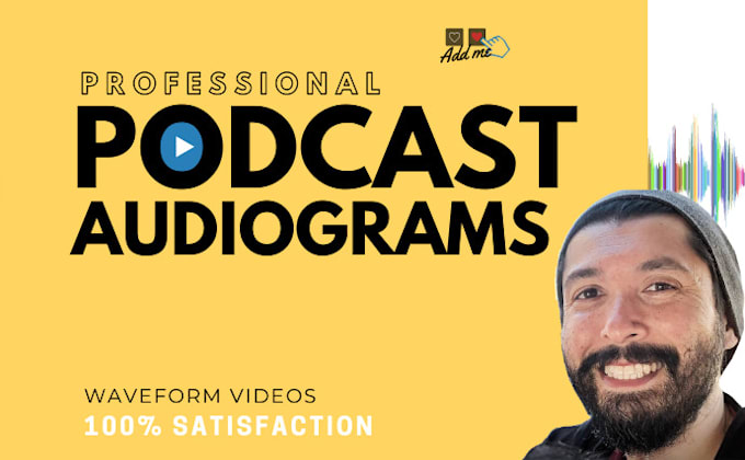 Create an audiogram for great podcast promotion by Moinspo | Fiverr