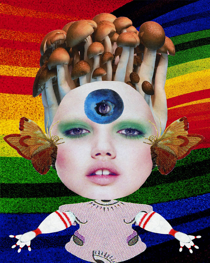 Make you a digital collage piece of anything by Sydney1498 | Fiverr