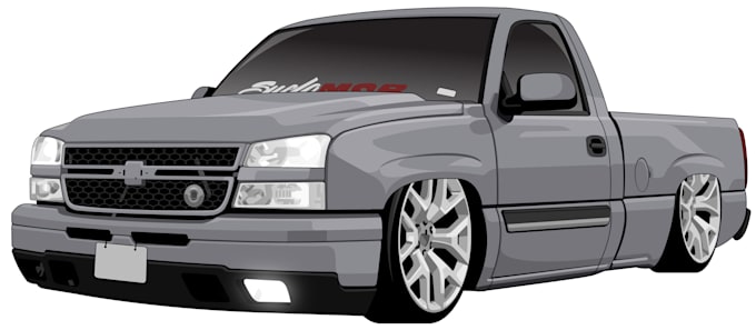 Make your car into cartoon vector by Reartreart | Fiverr