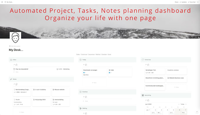 Build a notion workspace by Jnp_freelancer | Fiverr