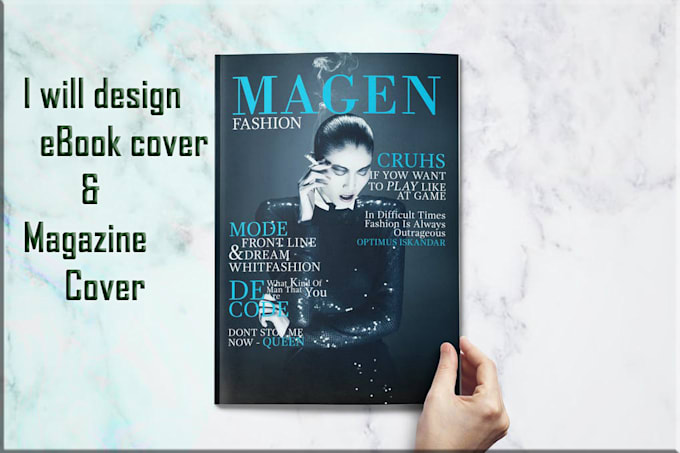 Design eye catching ebook, fashion magazine cover by Designbyiqra | Fiverr