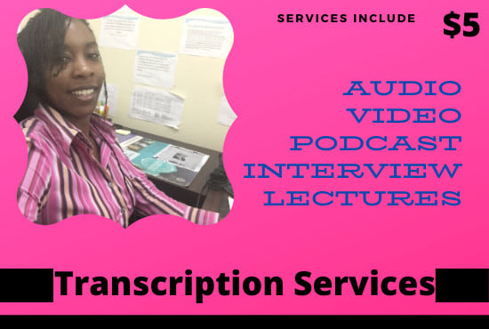 Accurately transcribe audio and video transcription by Shanalevy | Fiverr Accurately transcribe audio and video transcription by Shanalevy | Fiverr