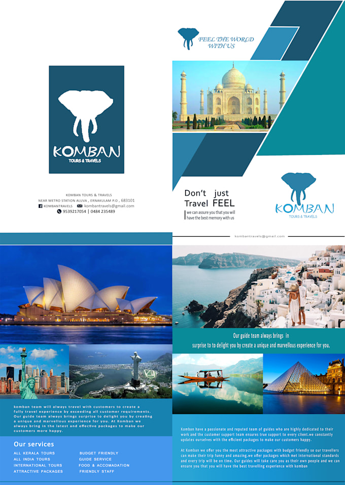 Brochure ,flyer ,visiting card,poster design by Sanjudir | Fiverr