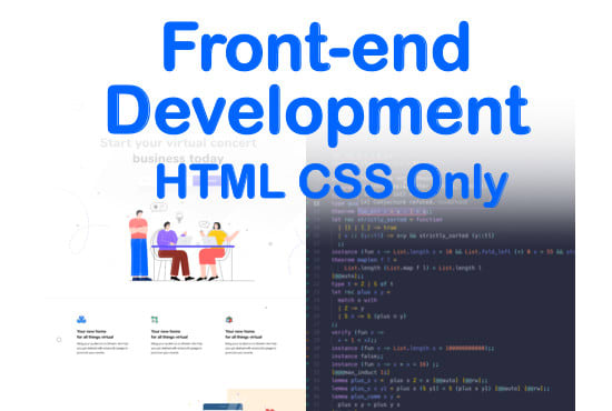 Convert design to responsive web app html css bootstrap by ...