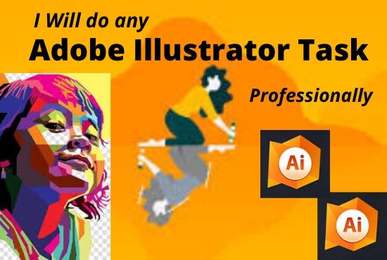 Do any adobe illustrator task professionally by Sabamehwis | Fiverr