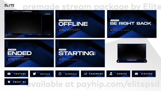 Enhance your stream visually with the best stream designs by Elitepsd ...