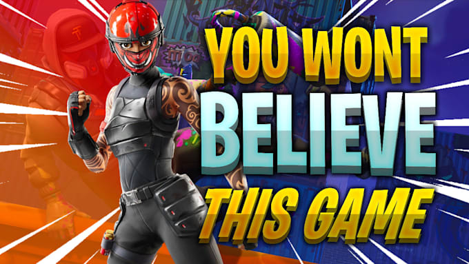 Make 2 eye catchy youtube gaming thumbnails by Photoshot_ | Fiverr