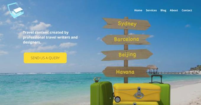 Create html css web page from design by Wealii | Fiverr
