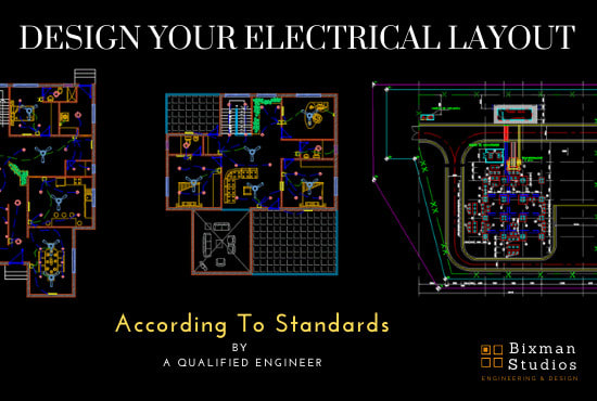 Design accurate electrical layout designs by Bixman_studios | Fiverr