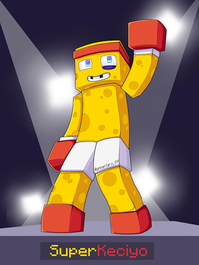 Draw your minecraft skin in cartoon style by Hernan_lezama | Fiverr