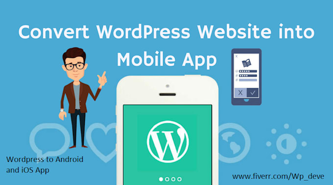 Convert your wordpress website into android or ios app by Wp_deve | Fiverr