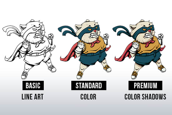 Design character, illustrations for commercial use by Sunburnills | Fiverr