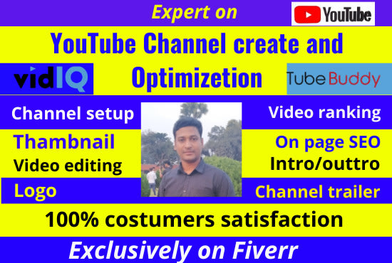 Create design and optimize professional youtube channel by Mamun8181 ...