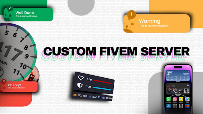 Create a professional fivem server setup and customization by Gmrsplayground | Fiverr