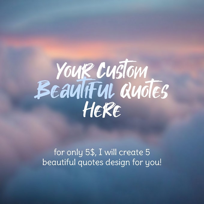 Create beautiful graphic quotes with design for you by Amer2345 | Fiverr