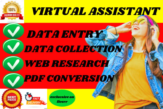 Be your ultimate virtual assistant, web research, by Doeranddreamer ...