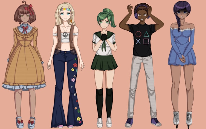 how to draw in danganronpa style