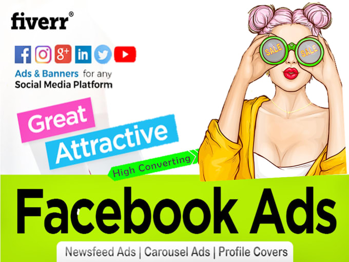 Design an eye catching facebook ads by Meguru99 | Fiverr