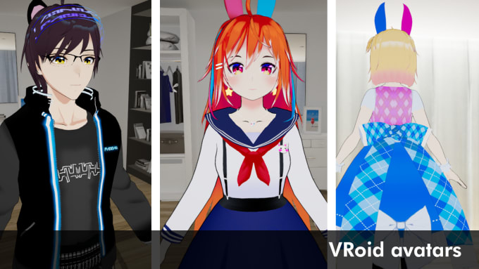 Create your avatar with vroid studio by Ponoki | Fiverr