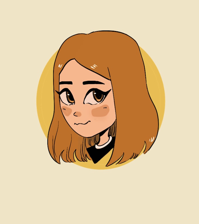 Draw you as a cartoon for your profile picture by Itseevee | Fiverr