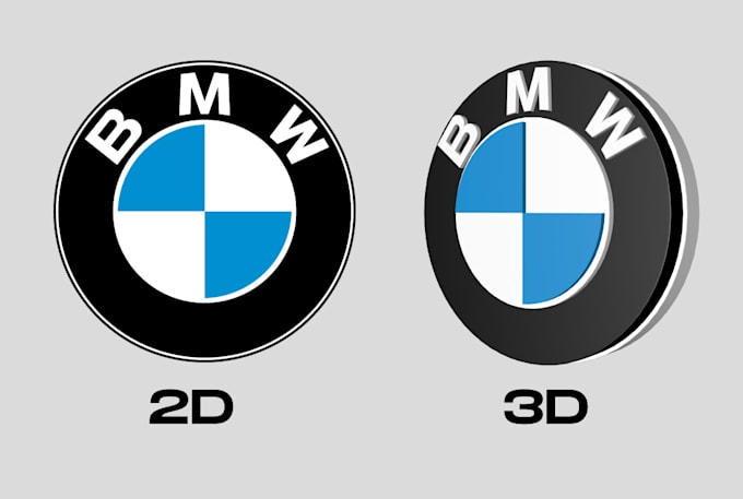 Make a 360 3d animation loop gif for your 2d logo by Dominicewer | Fiverr