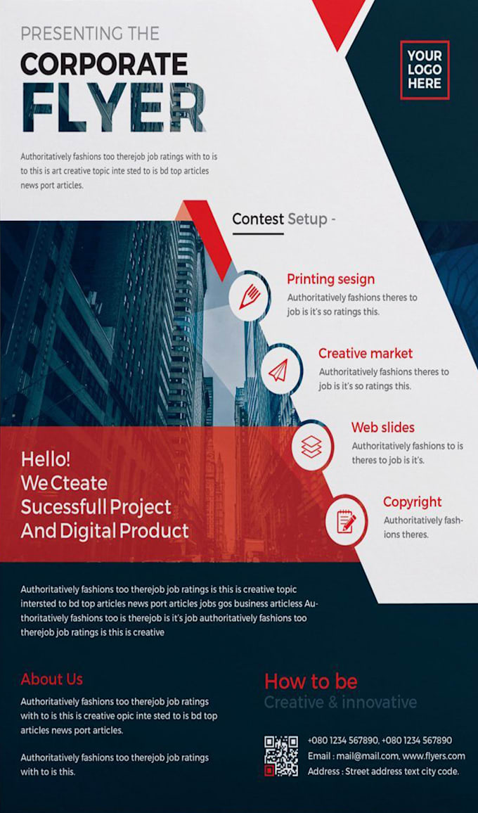 Design attractive business flyer by Fahim41 | Fiverr