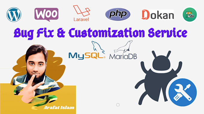 Fix bugs or customize your php, laravel or wordpress website by ...