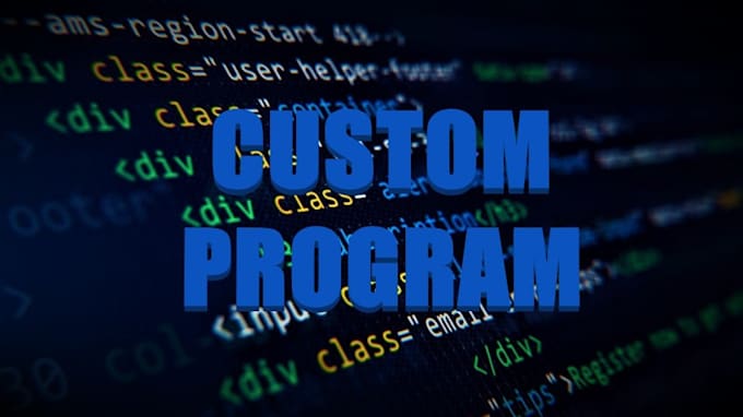 Build you a custom program or app by Russeldeklerk | Fiverr