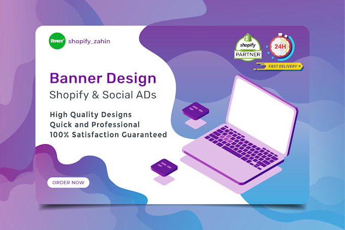 Design banners, sliders and hero images for shopify and for social ...