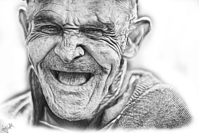 Draw your idea into extreme realistic pencil sketch by Thesmartpk | Fiverr