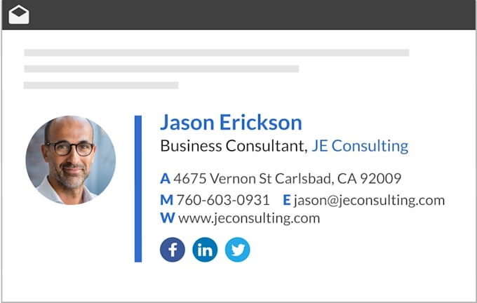 Create email signature with first class and best clickable by ...