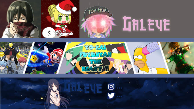 Create intros, outros anime for youtube and more by Galeye | Fiverr