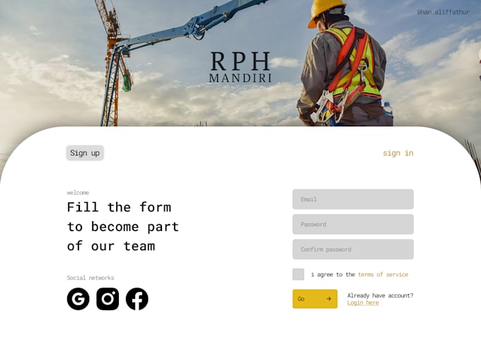 Create simple ui design by Raihan_aliff | Fiverr