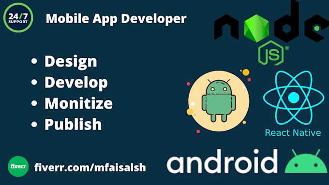Design and customize android mobile applications by Mfaisalsh | Fiverr