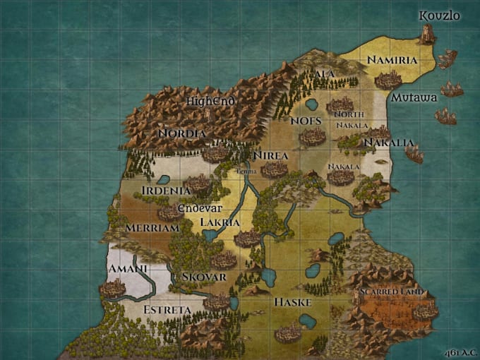 Design dnd maps for your campaigns by Aminefrioua | Fiverr