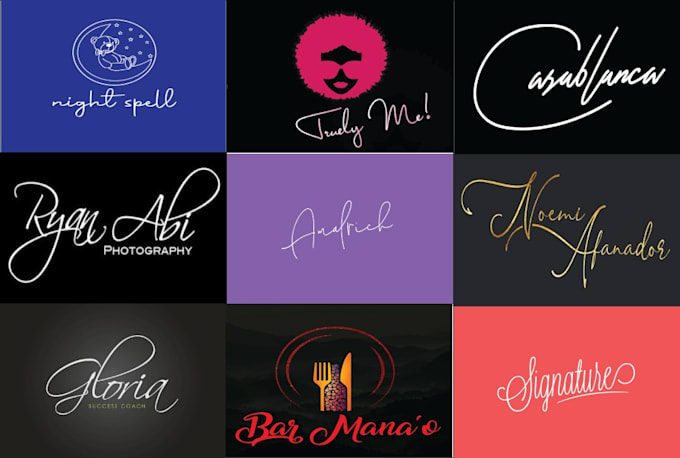 Design handwritten, signature,calligraphy logo by Lyla14 | Fiverr