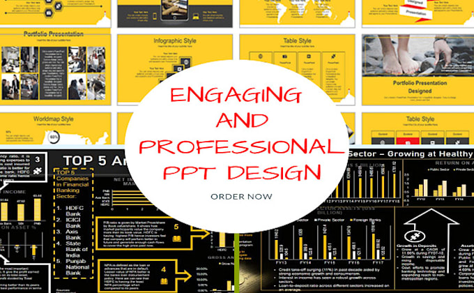 Design engaging ppt slides for any presentation by Sinhaneeraj | Fiverr