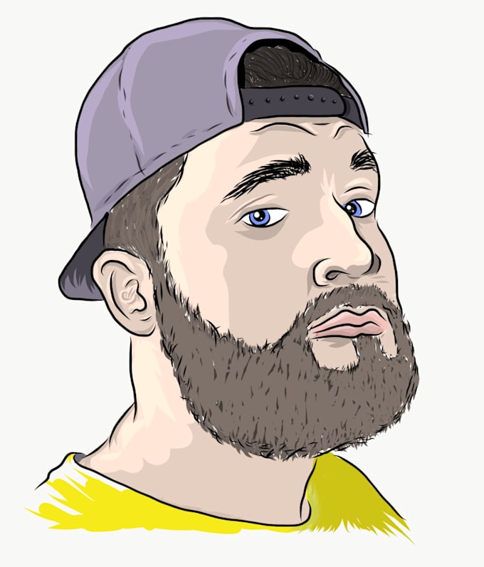 Turn you into a cartoon vector piece by Geedesigns21 | Fiverr